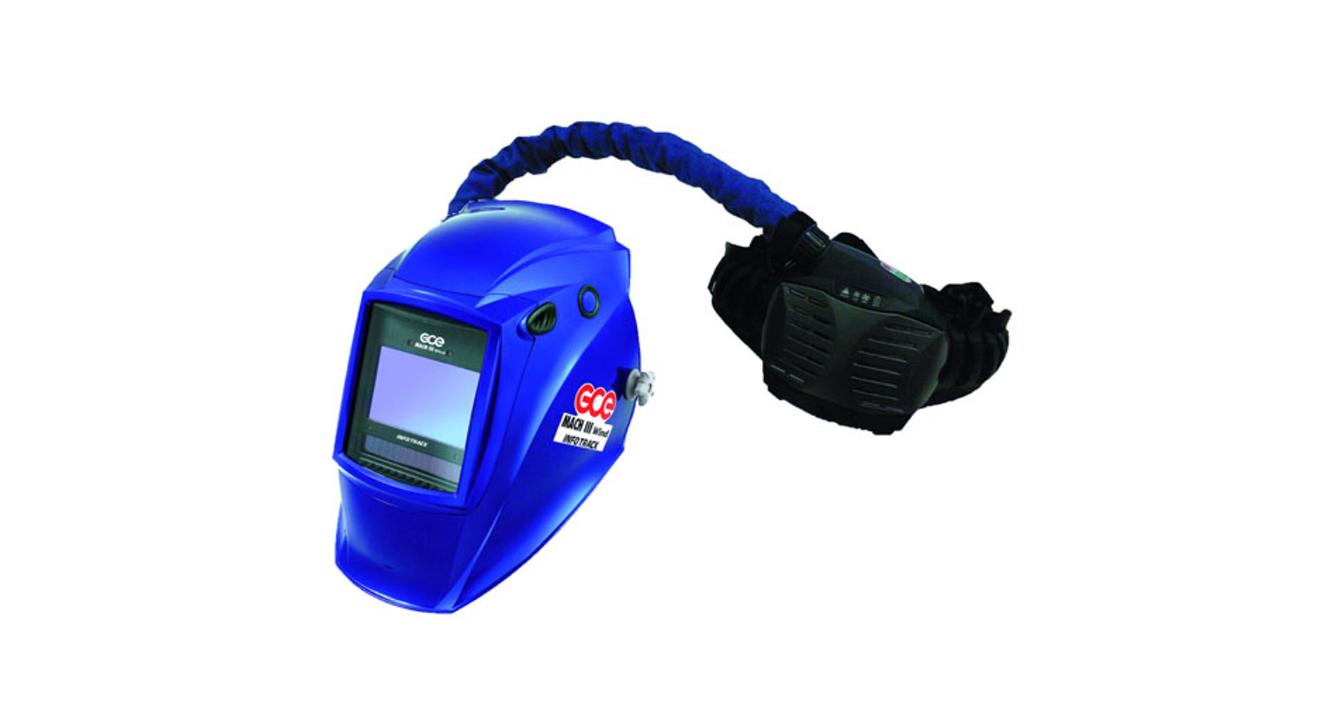 GCE Mach III Wind automata fejpajzs frisslevegő ellátású DIN9-13