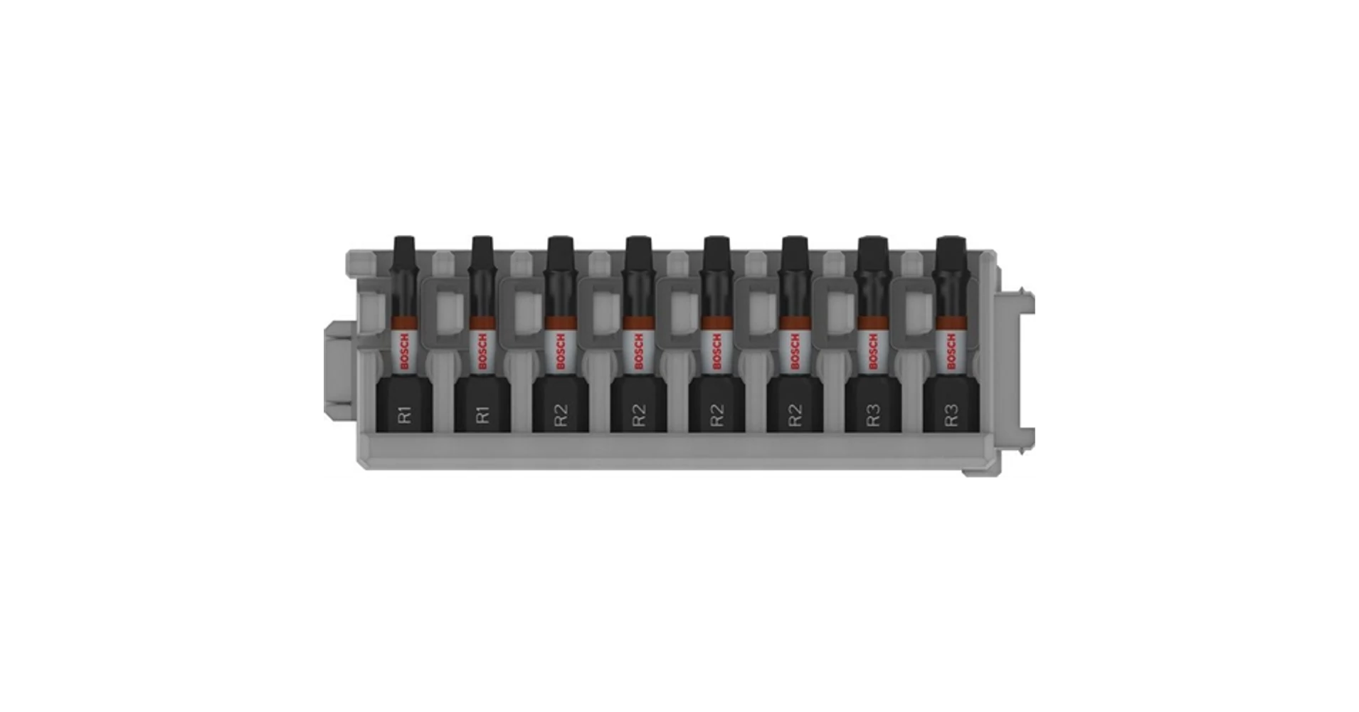Bosch PRO R Impact bit, R1 (2 db), R2 (4 db), R3 (2 db), 55 mm, 8 db ...